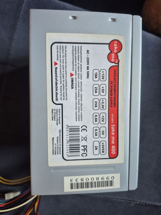 Zasilacz komputerowy take me 400W Wola • OLX.pl