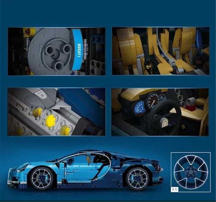 Конструктор Lego Technic 42083 Bugatti Chiron, 3599 дет: 2 199 грн ...