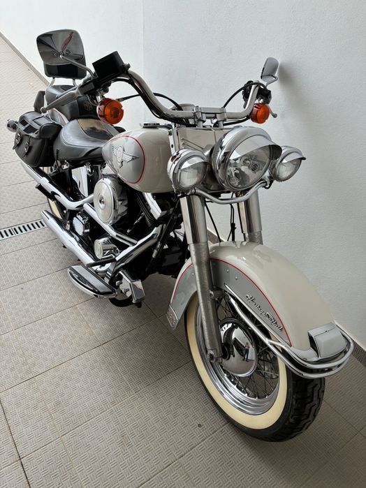 Harley Davidson FLSTN Heritage Softail Nostalgia Special Cowglide Moo ...