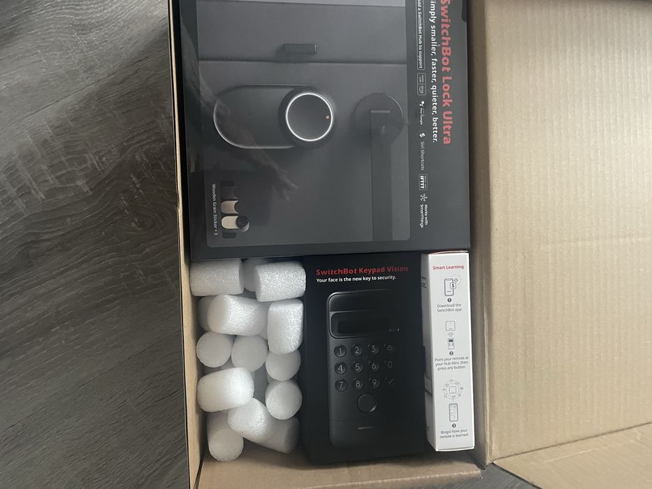 SwitchBot Zestaw - Lock Ultra,Keypad Vision, Hub Mini Młynice • OLX.pl
