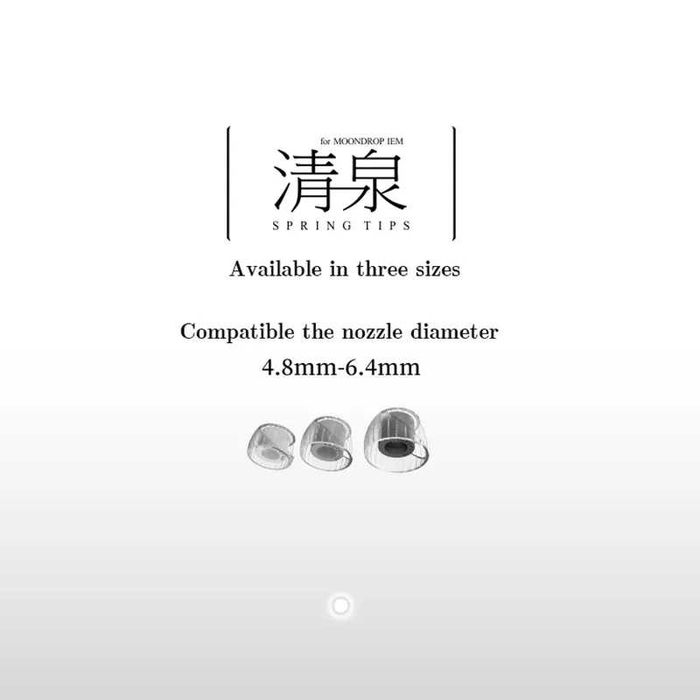 ⇒ Moondrop Spring Tips - это амбушюры Ear-Tips для IEMs наушников: 260 ...