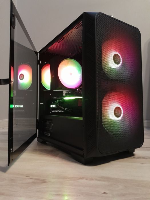 NVIDIA RTX 3060Ti AMD Ryzen 5 1Tb SSD Komputer PC Gamingowy Rakoniewice ...