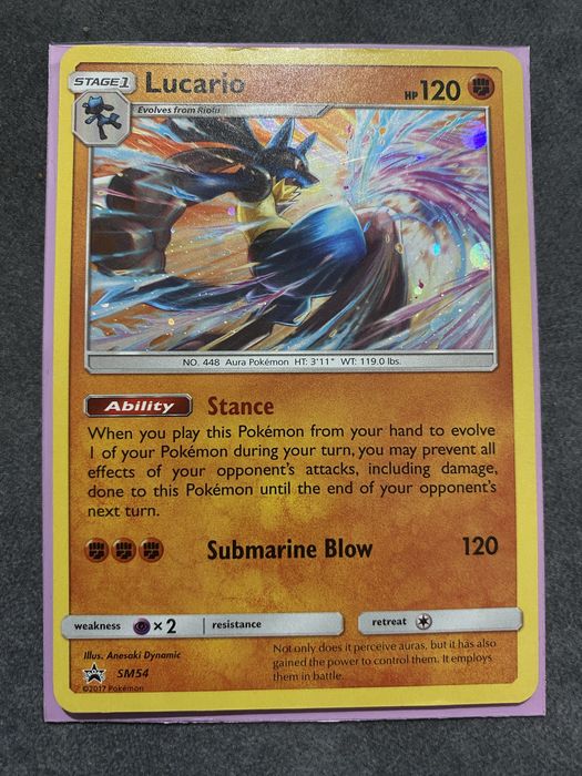 Karta Pokemon Lucario SM54 Leszno • OLX.pl