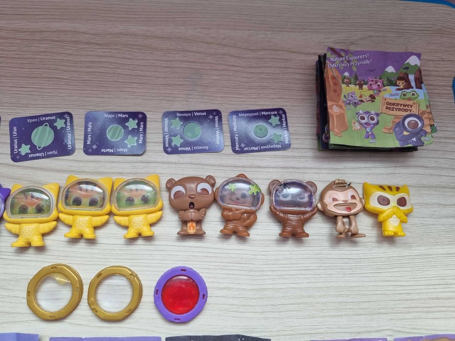 16 X Figurki Milka Secret Box Karty Kosmiczne Odkrywcy Przyrody Kartki ...