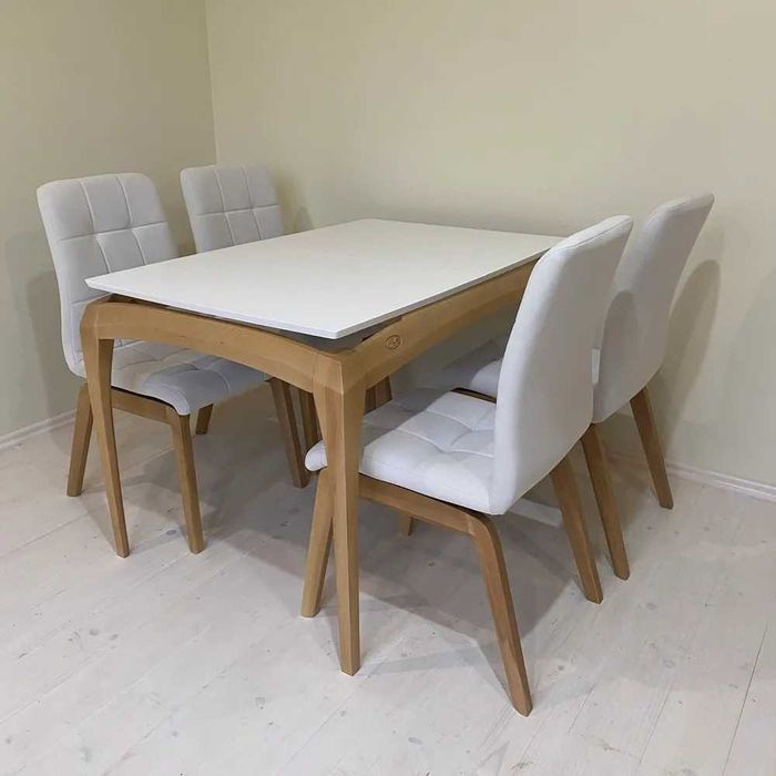 Комплект обеденный стол и стулья. Кухонний стіл та стільці. Стол Стул ...