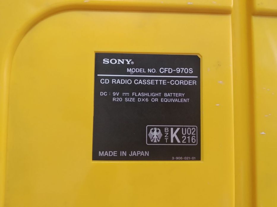 Sony CDF-970S • Рідкісний Sport Series (Японія): 2 400 грн. - Магнітоли ...