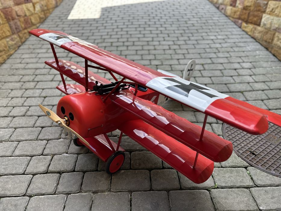 Unikat!!! trojplatowiec rc Fokker Dr 1 Richthoffen model samolot IWW ...