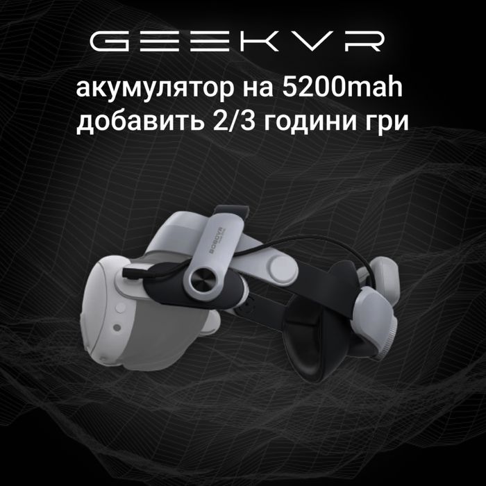 Кріплення Bobo M3 Pro з акумулятором для Meta Quest 3: 3 690 грн ...