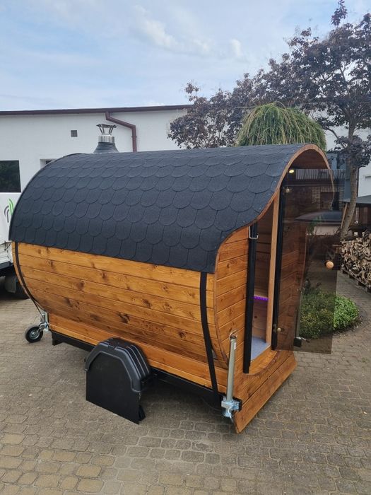 Mobilna balia z jacuzzi wynajem, ruska bania, mobilna sauna Tczew • OLX.pl