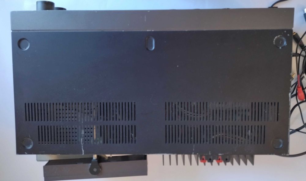 Amplituner Unitra AT 9100 + oryginalna instrukcja i schemat + kable ...
