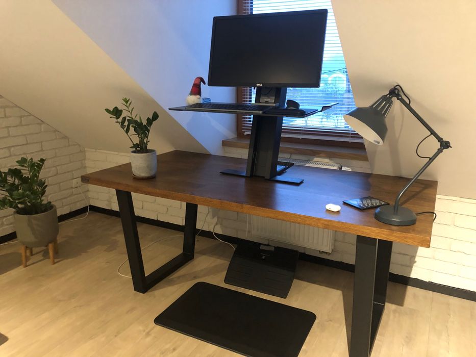 Podnoszone biurko,ruchome,Idealne do pracy z domu;firma HumanScale ...