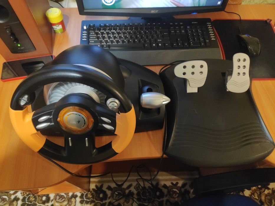 Продам игровой руль Genius Speed Wheel 3 MT: 1 500 грн. - Інші ігрові ...