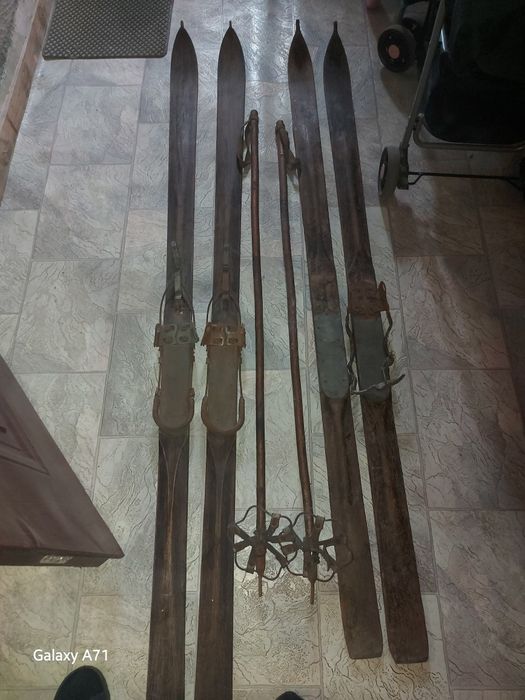 Stare narty drewniane tatra Łódź Śródmieście • OLX.pl