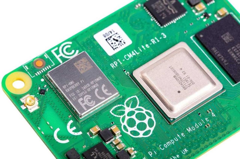 Raspberry Pi CM4 1GB RAM, 8GB eMMC / CM4001008 Compute Module 4: 1 700 ...