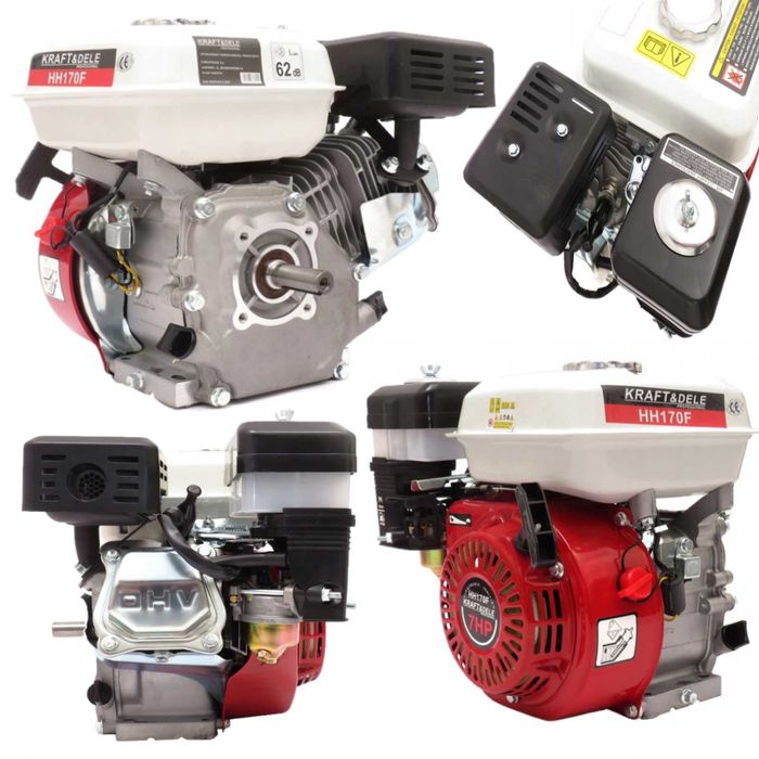 Silnik spalinowy 7KM GX160 OHV do pompy zagęszczarki wałek 20MM Mława • OLX.pl