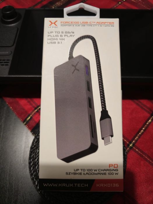 Hub KRUX Force100 USB Typu C, Pasywny Jaworzyna Śląska • OLX.pl