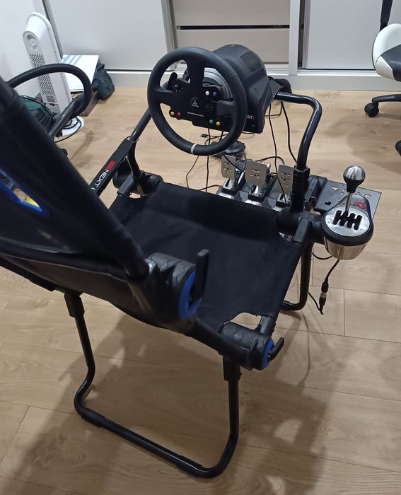 KIT Volante TGT II + Pedais TLCM + Caixa Vlc+ Cockpit Serzedo E ...