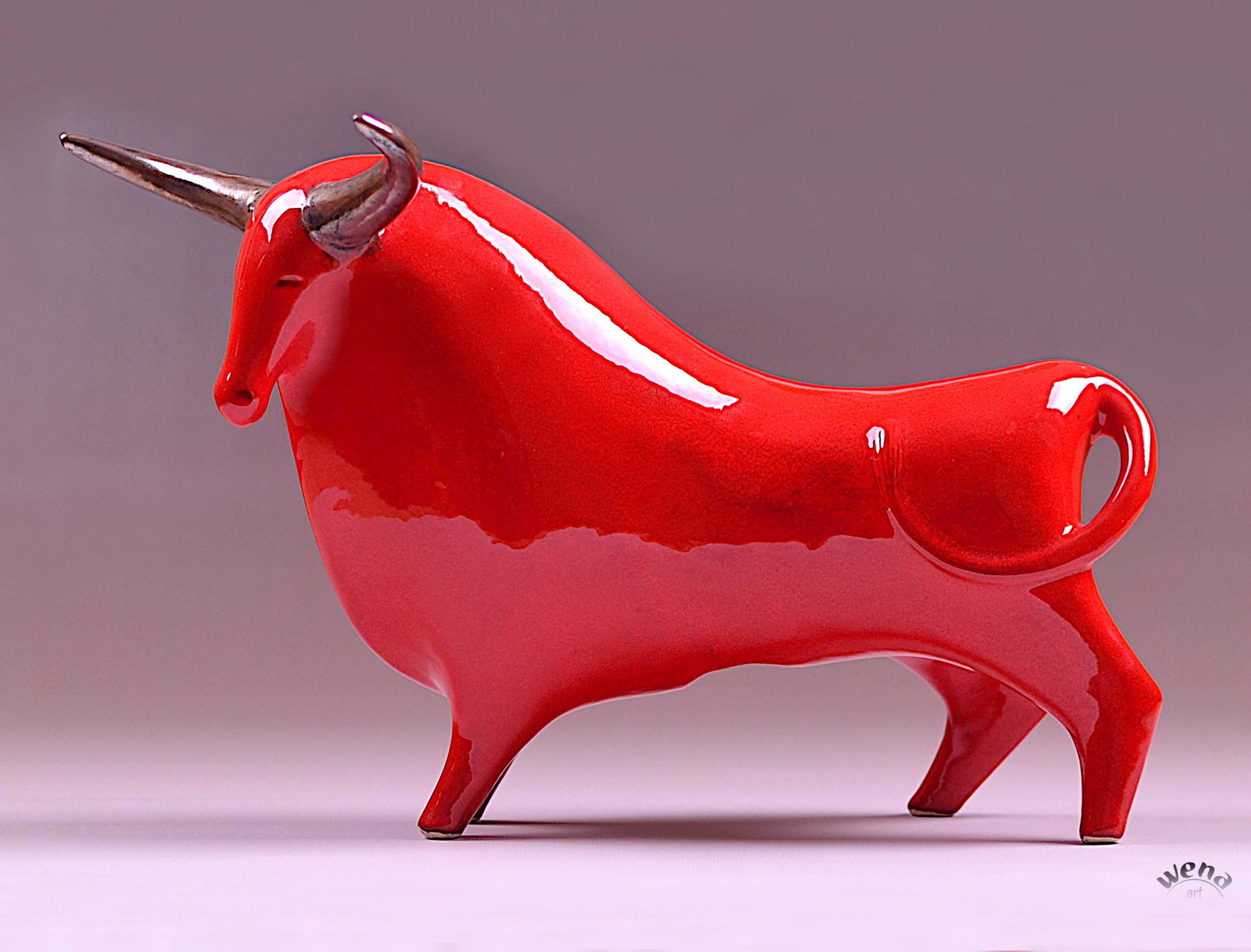 Byk ceramiczny figura byka Choczewo • OLX.pl