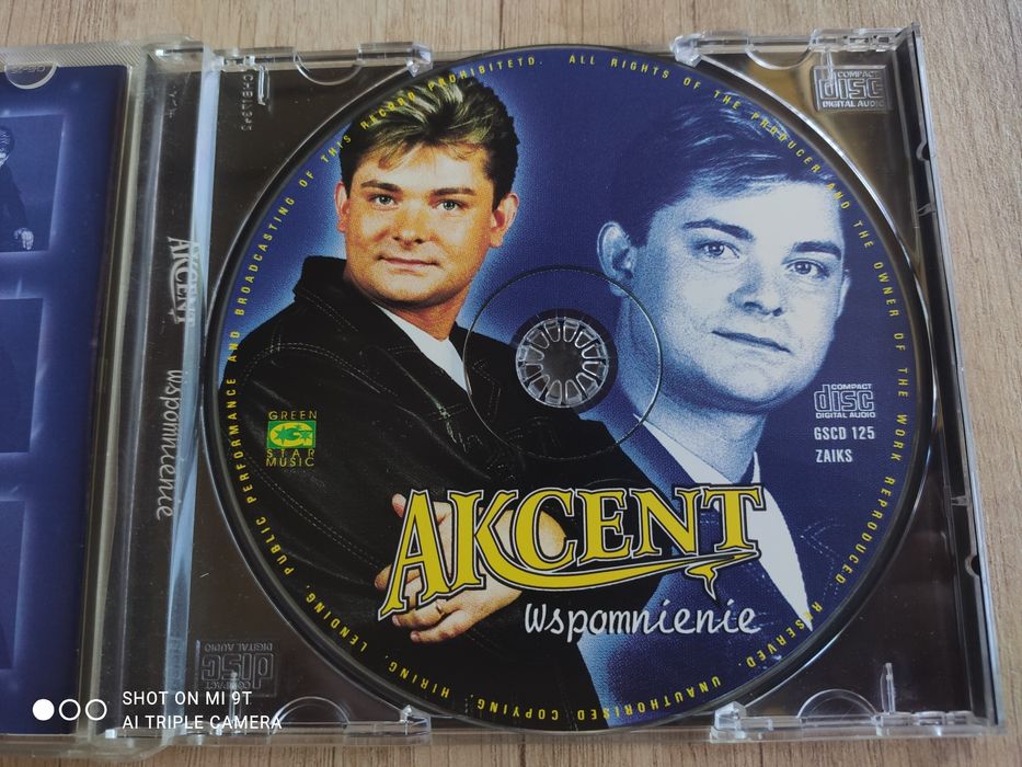 AKCENT Wspomnienie GREEN STAR GSCD 125 płyta cd disco polo Płońsk • OLX.pl