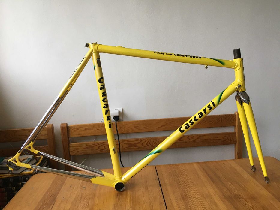 Rama szosowa Cascarsi teamowa 55cm Columbus EL Extra Leggeri 2520 gram ...