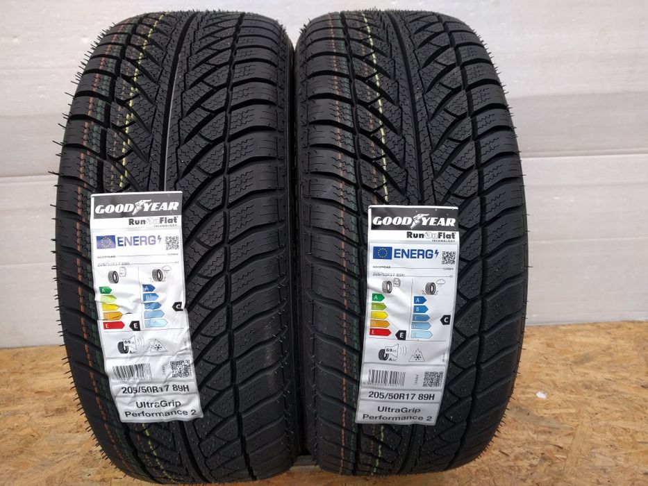 205/50R17 89H Goodyear UltraGrip Performance 2 RunFlat NOWE 2023 Nowa ...