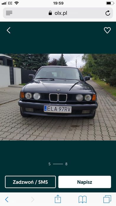 Sprzedam BMW 735 i e 32 Marcinów • OLX.pl