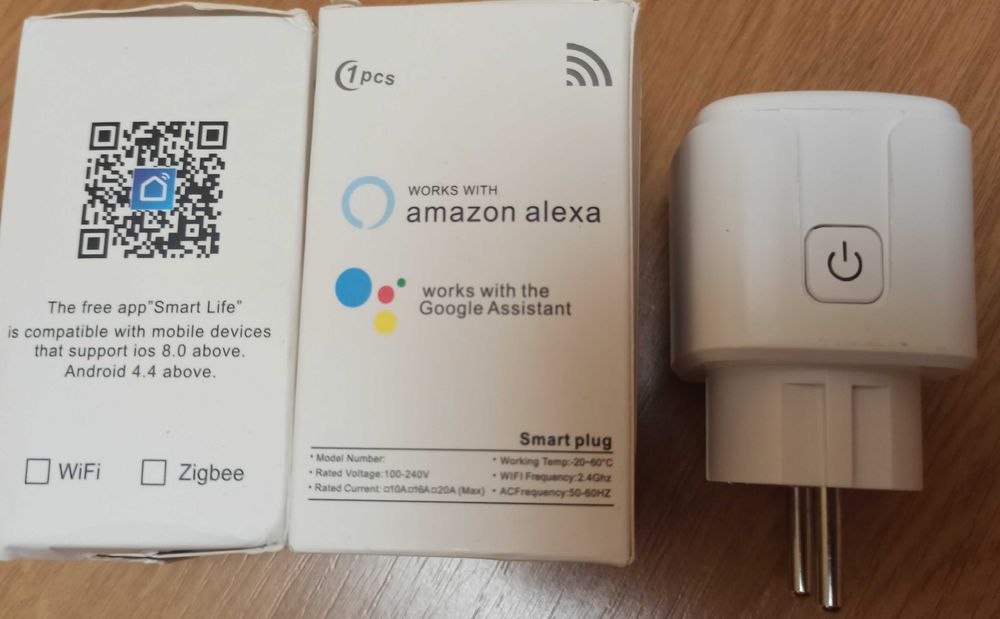 Умная Wi-Fi розетка 220В 20А таймер Smart Life tuya энергометром: 190 ...