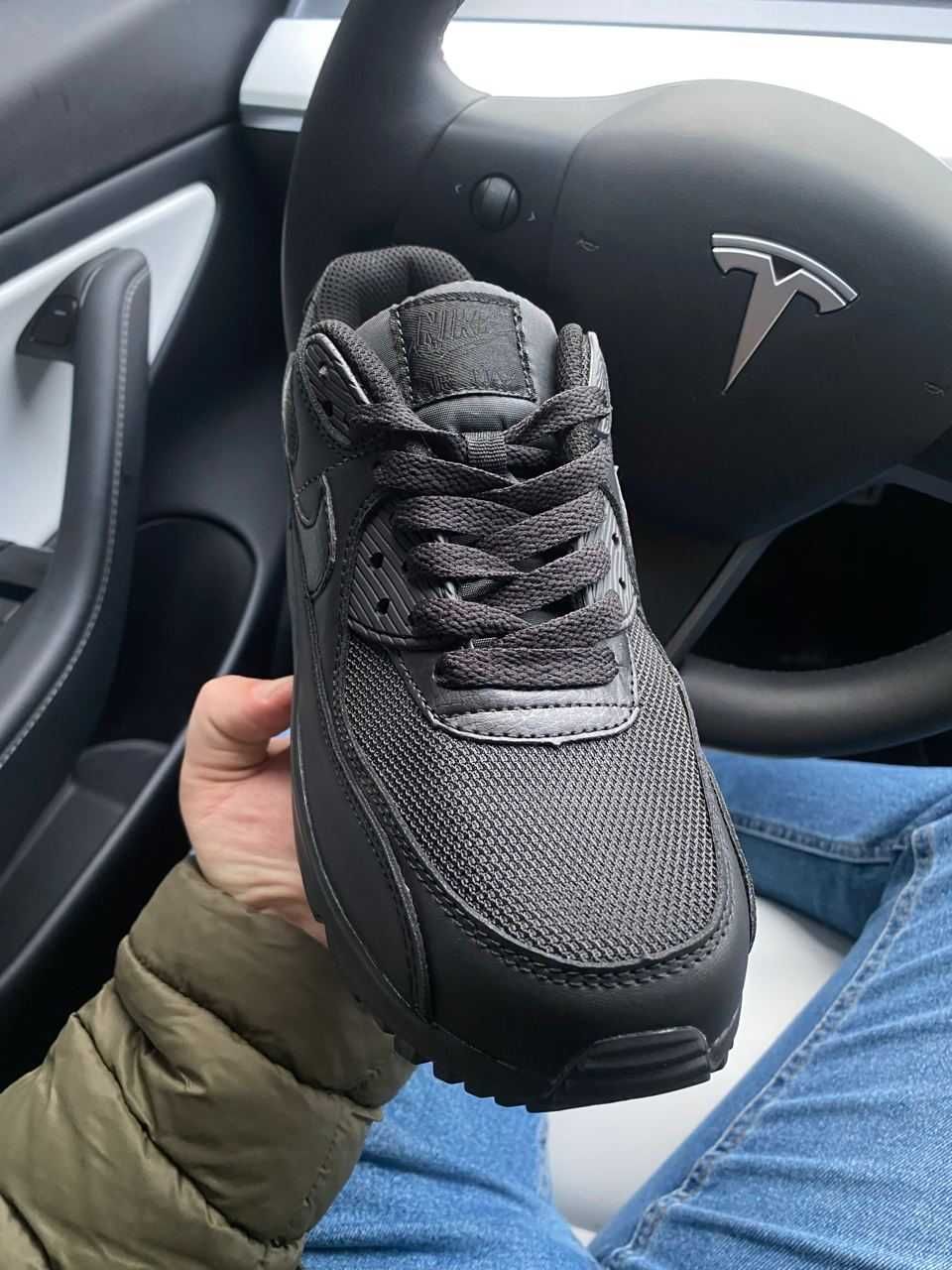 (БЕЗ ПЕРЕДОПЛАТИ) Nike Air Max 90 Black найк аір макс 90 чорні: 2 090 ...