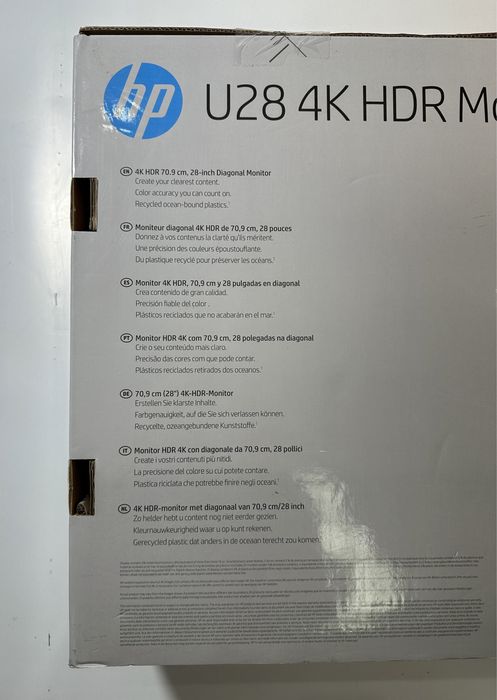 Monitor LED HP U28 4k HDR 28 " 3840 x 2160 px IPS / PLS Nowa Wieś • OLX.pl
