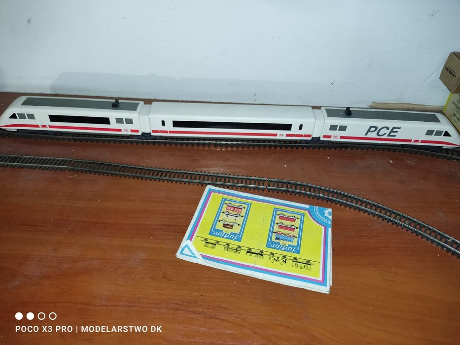 Piko zestaw szybkiej kolei PCE 3 człony skala H0 1:87 kolejka makieta ...