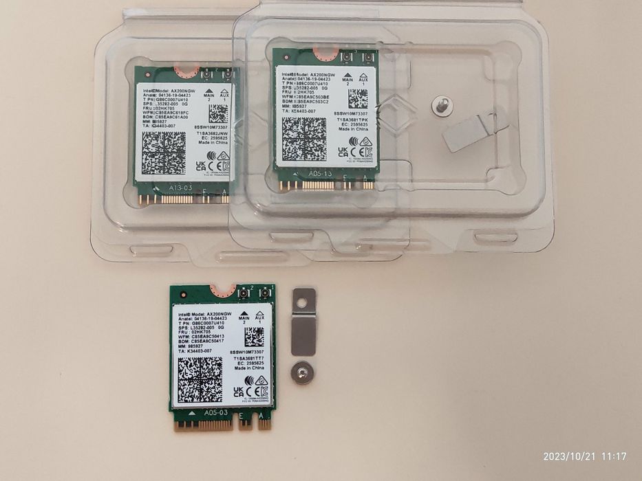 Intel AX200. Wi-Fi модуль для ноутбука intel AX200. Wi-Fi 6 5 GHz M. 2: ...