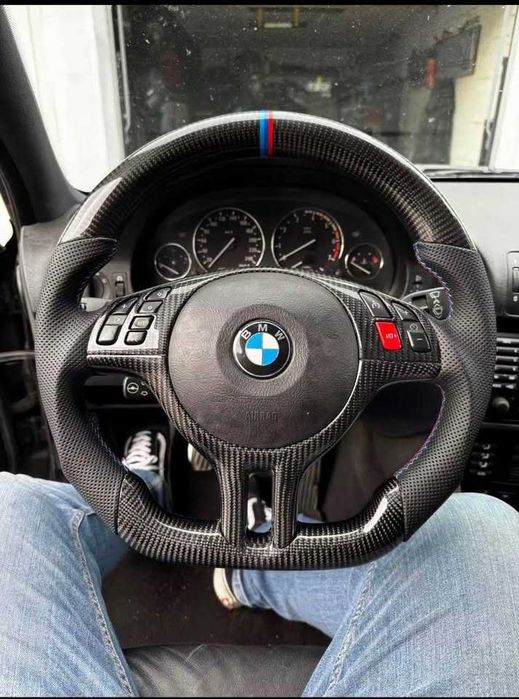 Volante BMW E46 Desportivo Carbono Santo André de Vagos • OLX.pt