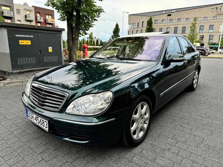 Mercedes s500 4-matic andradite green rarytas szwajcar wyjątkowy ...