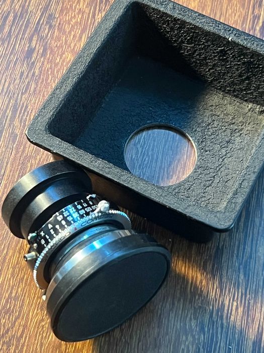 Schneider Super Angulon 65mm f8 com obturador Synchro Compur Mafra • OLX.pt