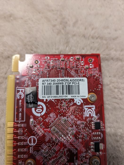 Відеокарта 2GB GDDR5 R7 340 Radeon: 600 грн. - Комплектуючі та ...