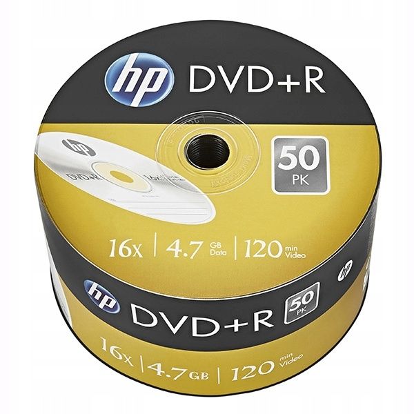 Płyty DVD HP DVD+R 16x4.7GB 120 min 50 szt Bochnia • OLX.pl
