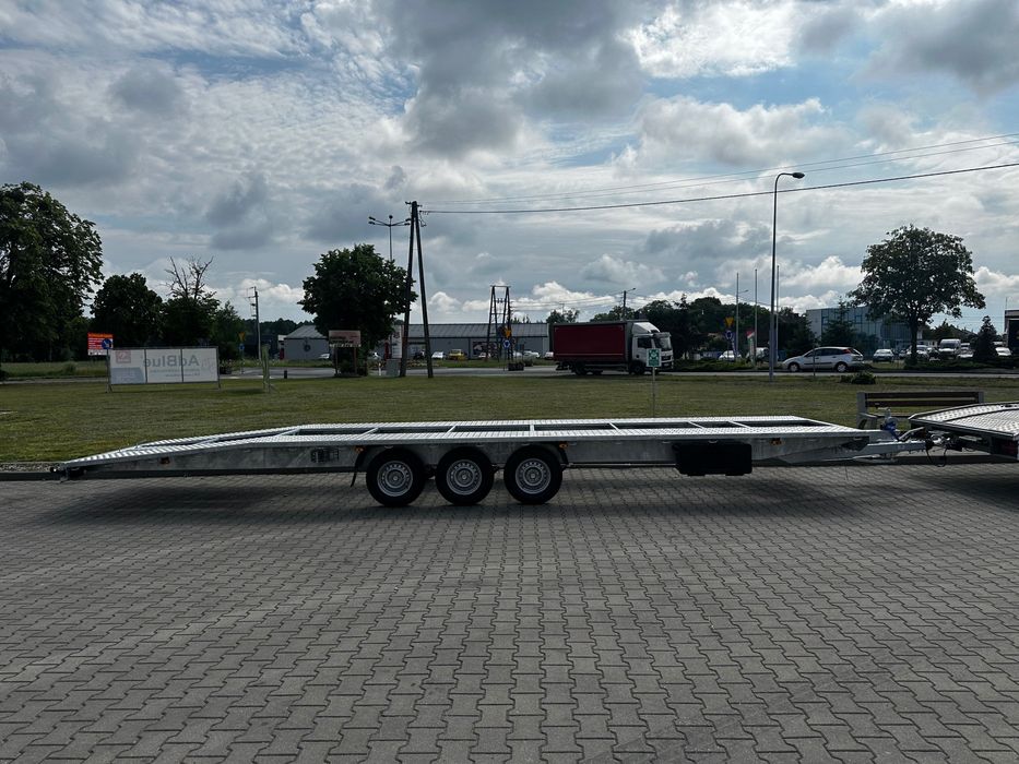 LAWETA NA WYNAJEM WYPOŻYCZALNIA lawet oraz przyczep 8.5 m na 2 auta ...