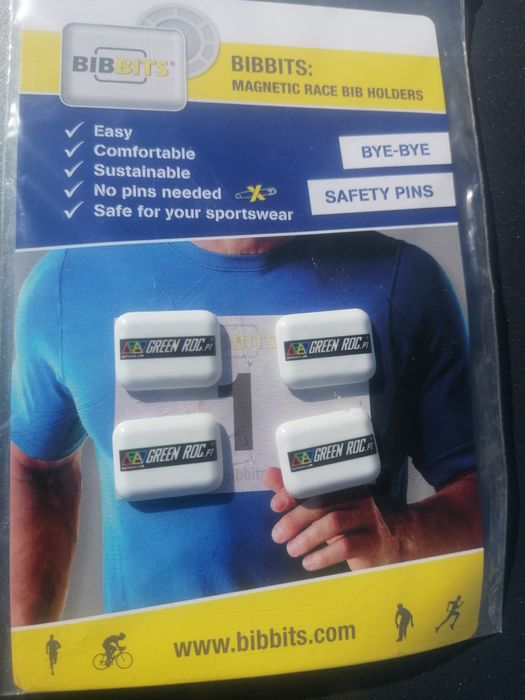 Suporte magnético para dorsais de corrida | Bibbits | Green Roc.pt ...
