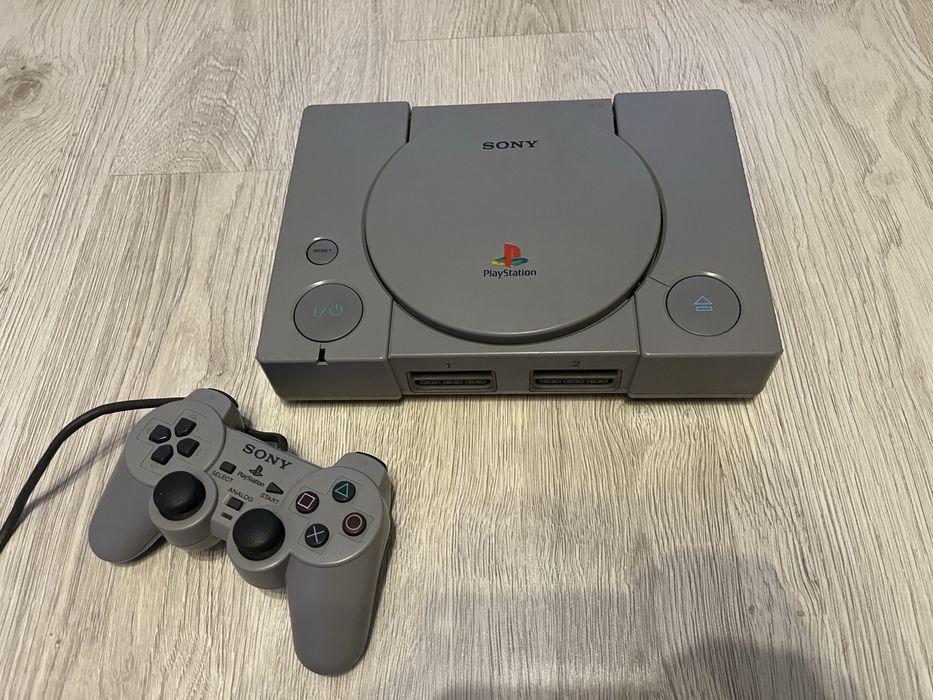 Playstation 1 psx ps one konsola + pad + gra Góra Siewierska • OLX.pl