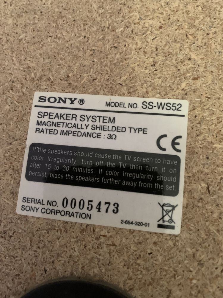 Самбуфер и колонки Sony SS-WS52 SS-TS51 SS-CT51: 1 200 грн. - Акустичні ...