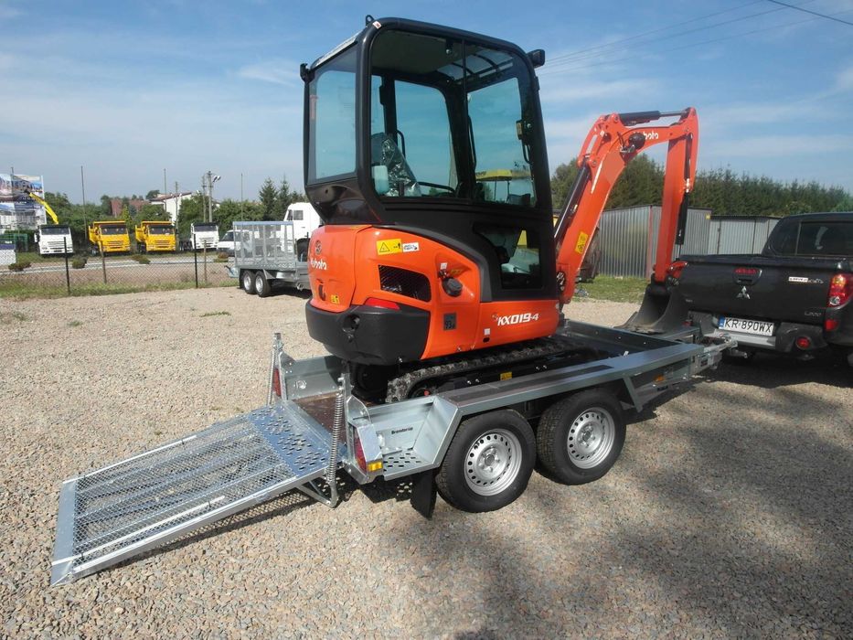 Przyczepa laweta do przewozu minikoparki Brenderup MT 2600 DMC 2600 kg Niepołomice • OLX.pl