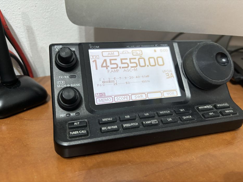 Icom 7100 + skrzynka AT180 + panadapter Stępin • OLX.pl