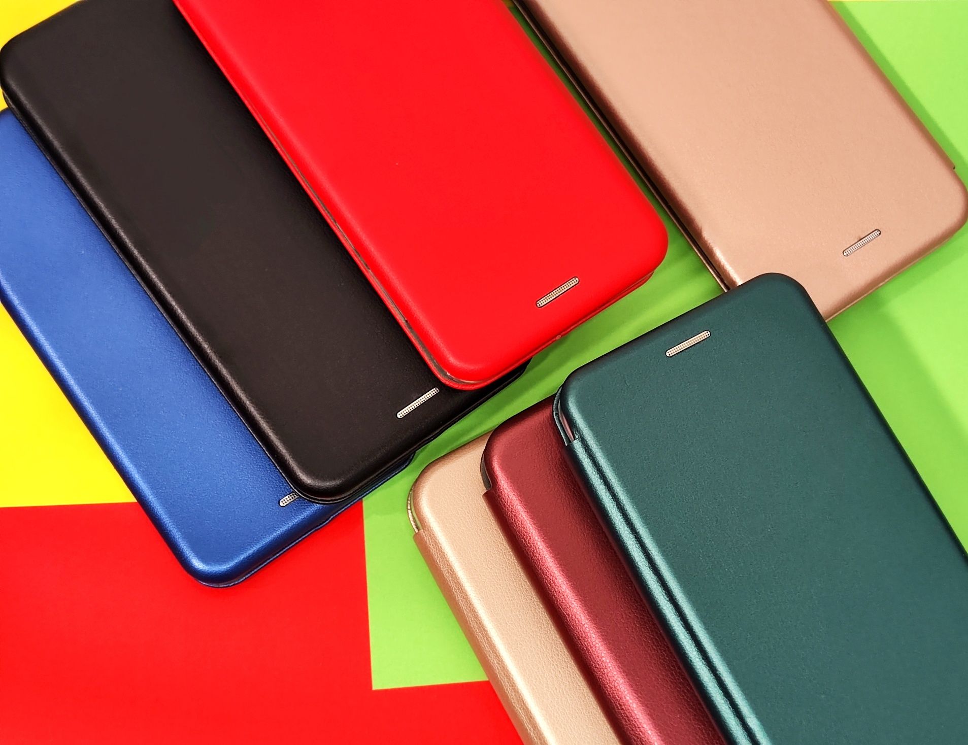 Чехол книжка кожа на ZTE Blade A51 A52 A71 магнит кожаный чохол шкіра ...