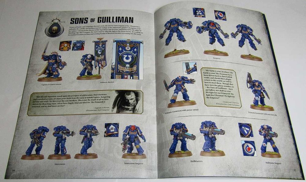 Warhammer 40000 8th Edition Primaris Space Marines Datasheet Rules: 449 ...