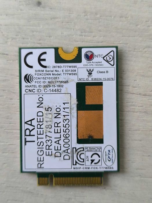 Внутрішній модем 4G LTE HP LT4120 Snapdragon (T77W595): 250 грн ...