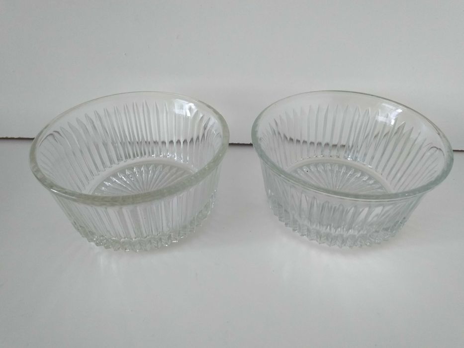 Стеклянная пиала ваза креманка конфетница салатница ретро винтаж СССР ...