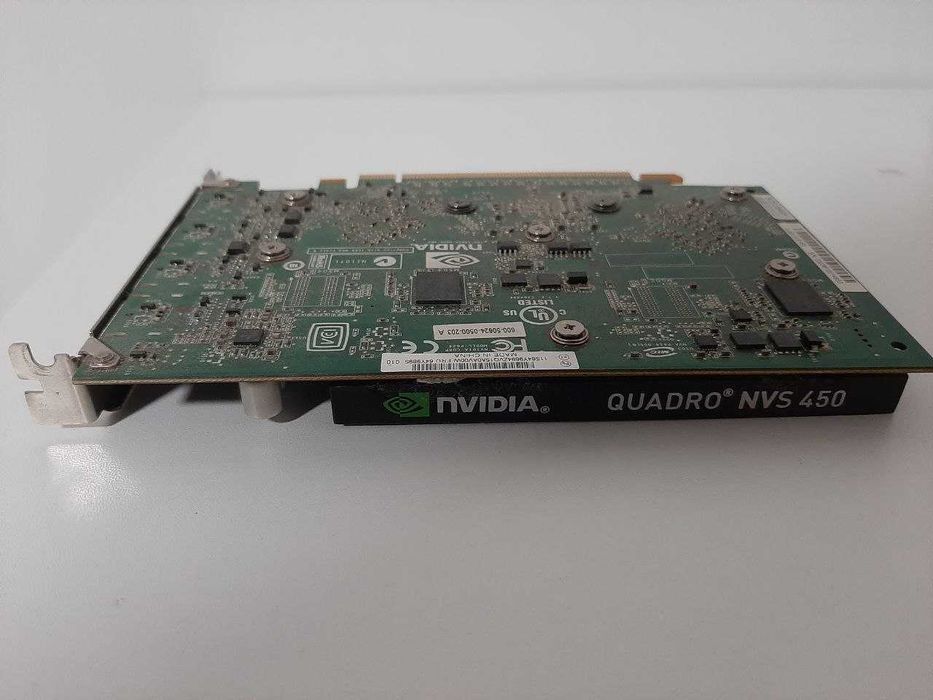 NVIDIA Quadro NVS 450 4 порта DisplayPort PCI-e x16 256Mb GDDR3 ...
