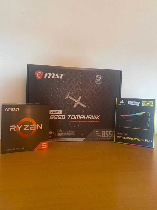 Bundle MotherBoard(MSI B550 MAG TOMAHAWK)+CPU(Ryzen 5 5600X)+RAM(32GB) Coimbra (Sé Nova, Santa ...