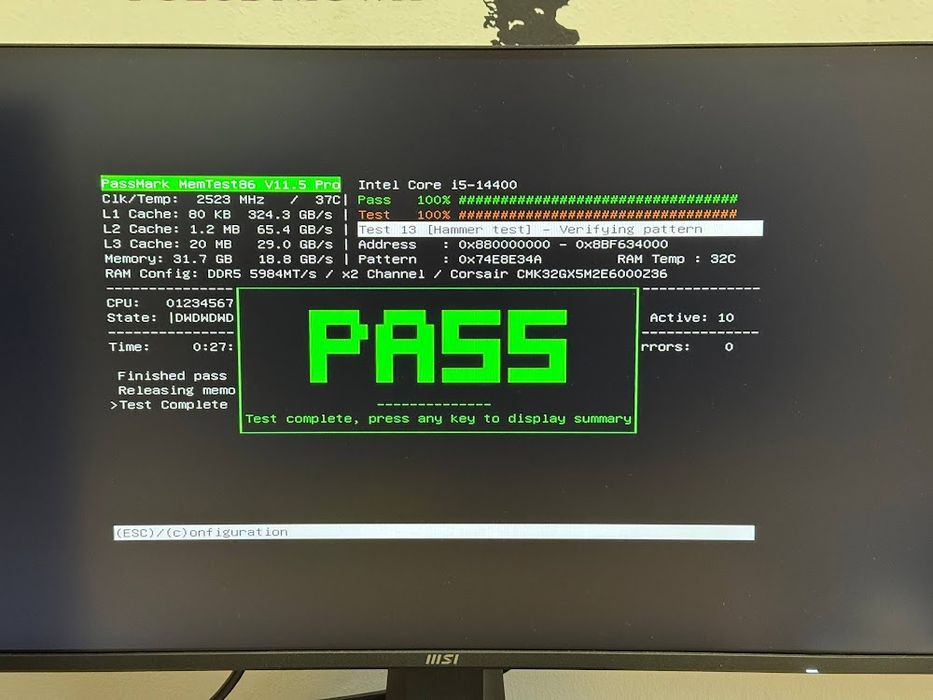 Pamięć RAM Corsair Vengeance Grey DDR5 DIMM 2×16GB 6000MHz XMP/EXPO ...