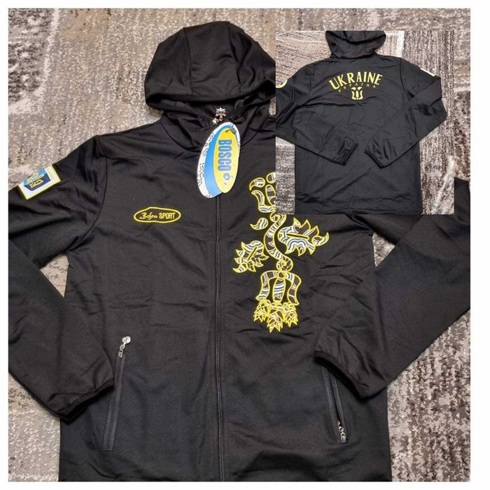 Кофти Олімпійкі мастеркі Bosco Україна Боско Ukraine Чорна 2025/26: 2 000 грн. - Олімпійка Київ ...